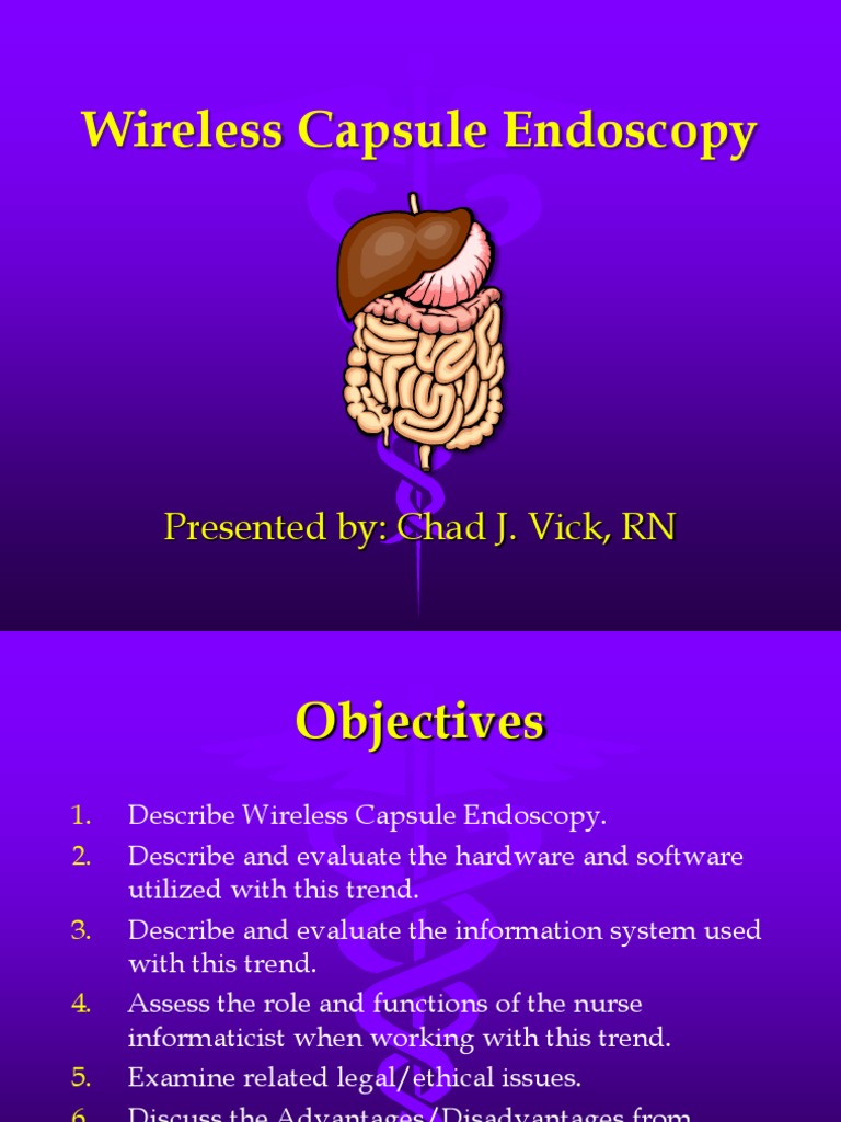 Wireless Capsule Endoscopy Rev 8.05 | Electronic Health Record ...