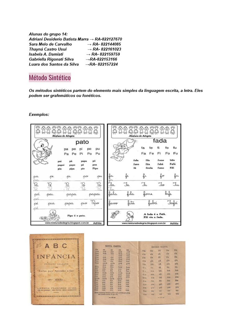 Cartilhas Atividades | PDF