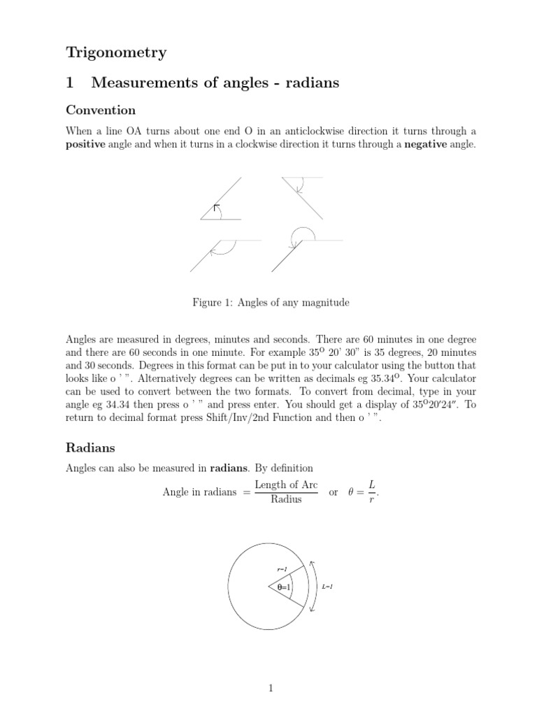 Trigonometry | PDF
