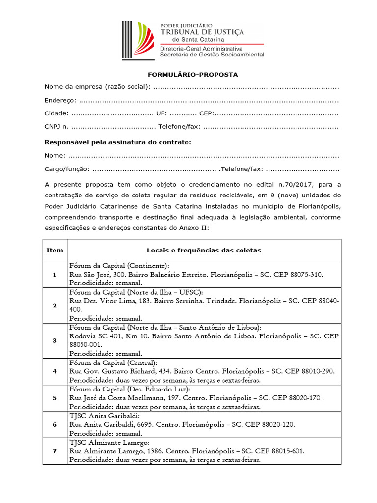 Edital 70_2017 - Formulário-Proposta | PDF