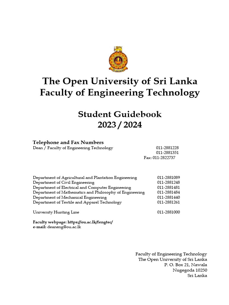 Student Guidebook 2023 24 2023 - 10 - 07 | PDF