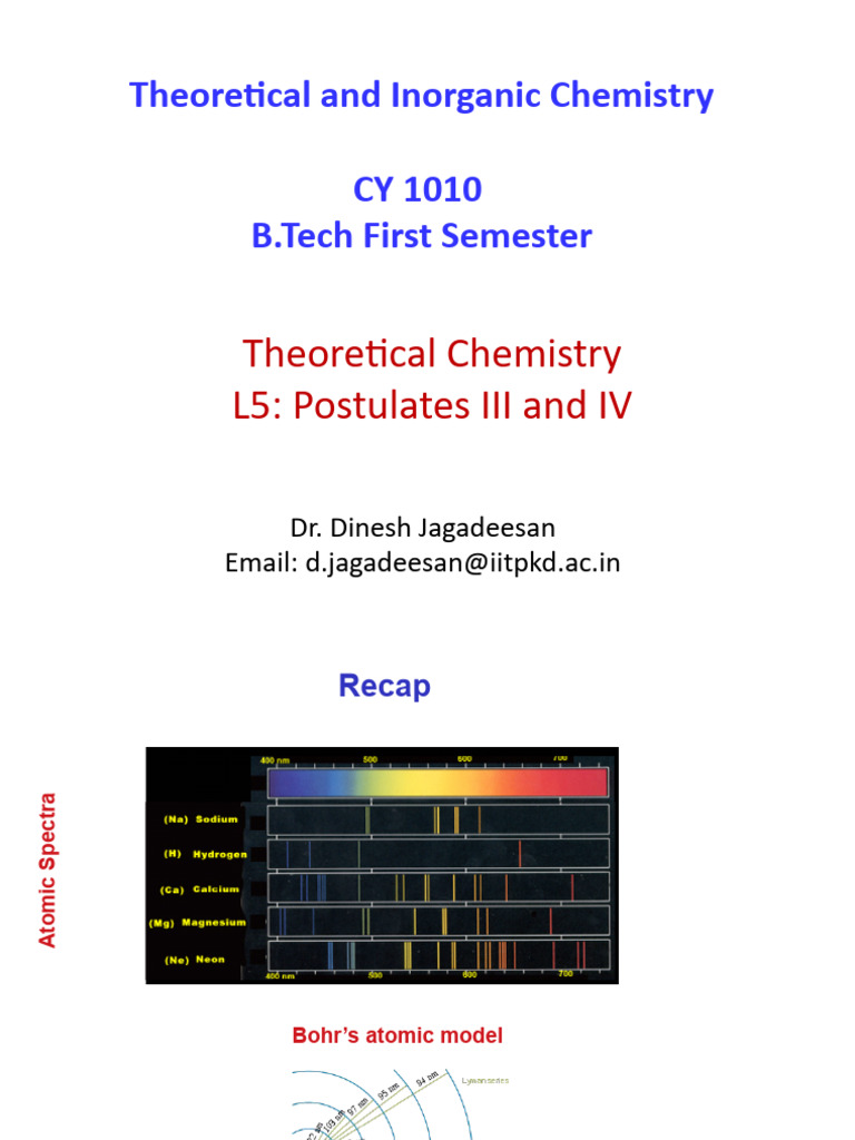 Quantum Chemistry | PDF