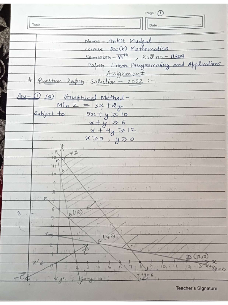 LPP Assignment | PDF
