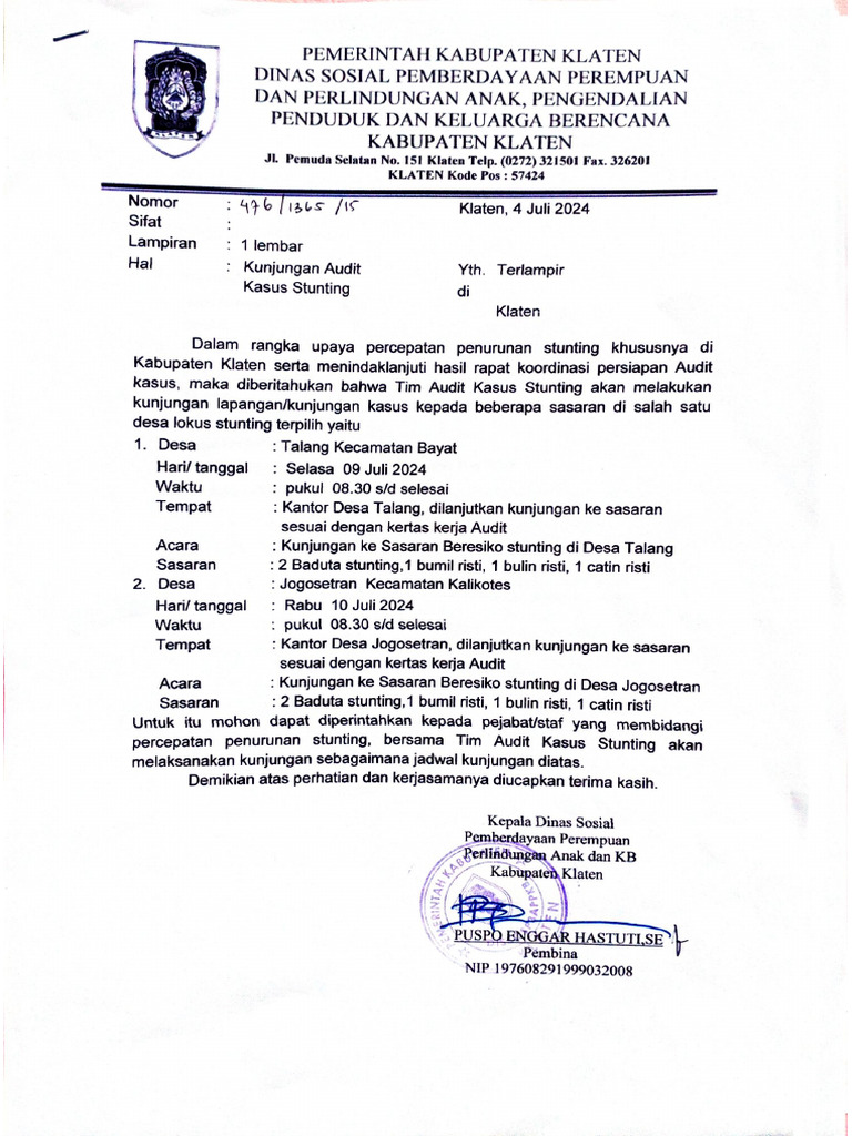 Undangan Opd AKS | PDF