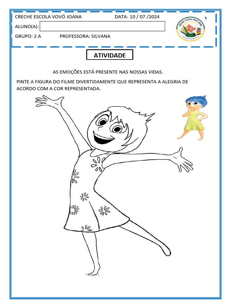 Atividade Divertidamente-1 | PDF