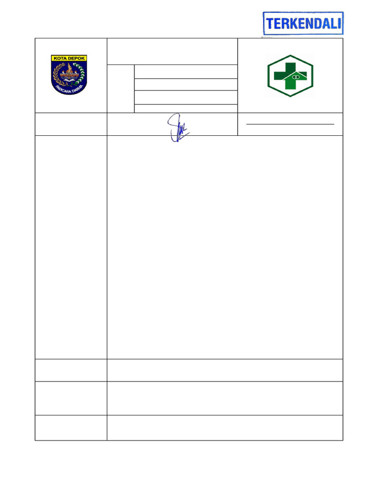 Sop Alur Pemeriksaan Lab | PDF