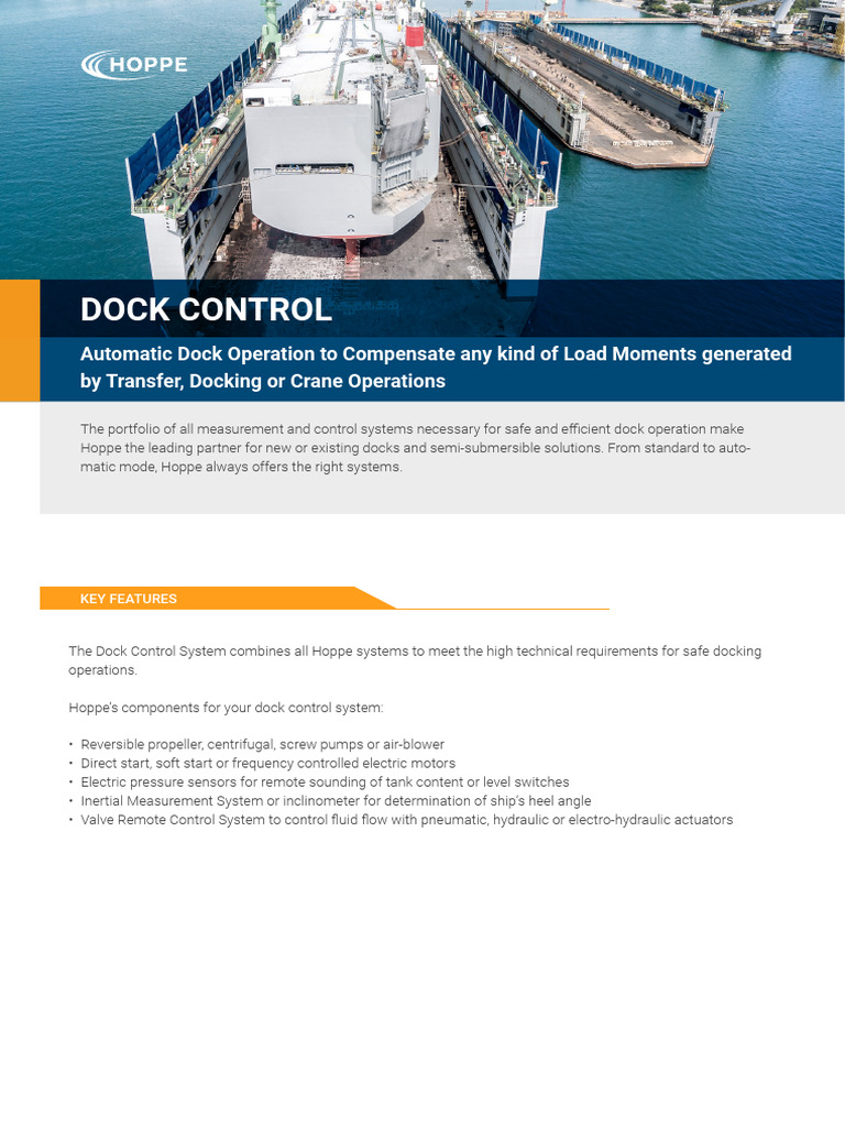 Hoppe_Quicksheet_Dock-Control | PDF