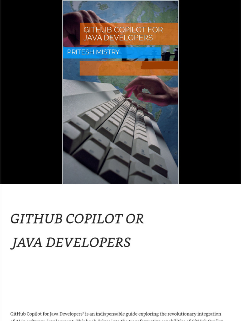 Dokumen - Pub Github Copilot For Java Developers | PDF