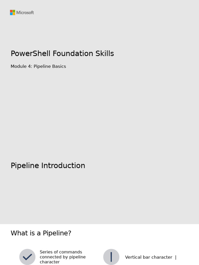 M04 - Core - Pipeline Basic | PDF