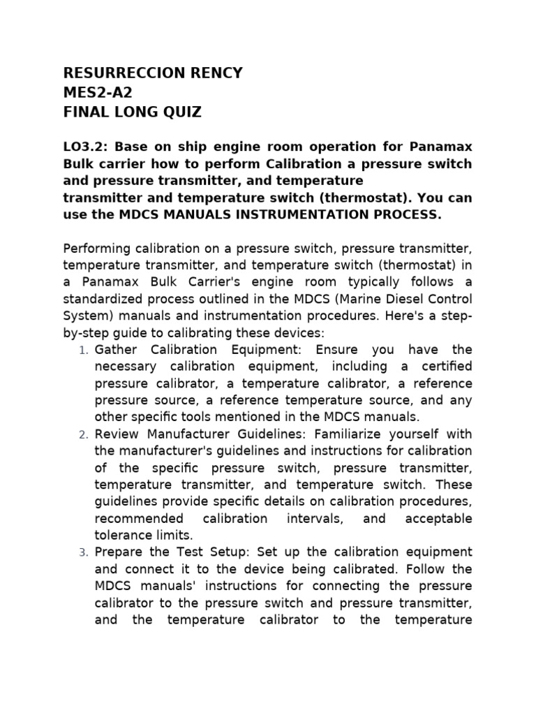 Auto Final Long Quiz Resurreccion | PDF