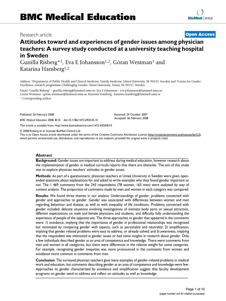 BMC Medical Education | PDF