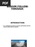 Barium Meal and Follow-Through Guide | PDF | Diseases And Disorders ...