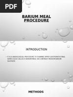 Barium Meal and Follow-Through Guide | PDF | Diseases And Disorders ...