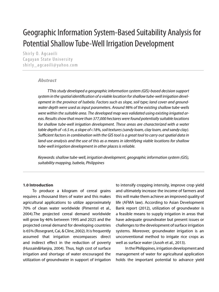 chanine,+Geographic+Information+System-Based | PDF
