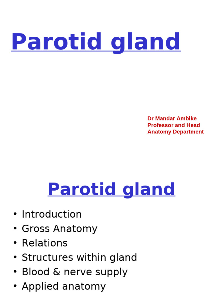 Parotid | PDF