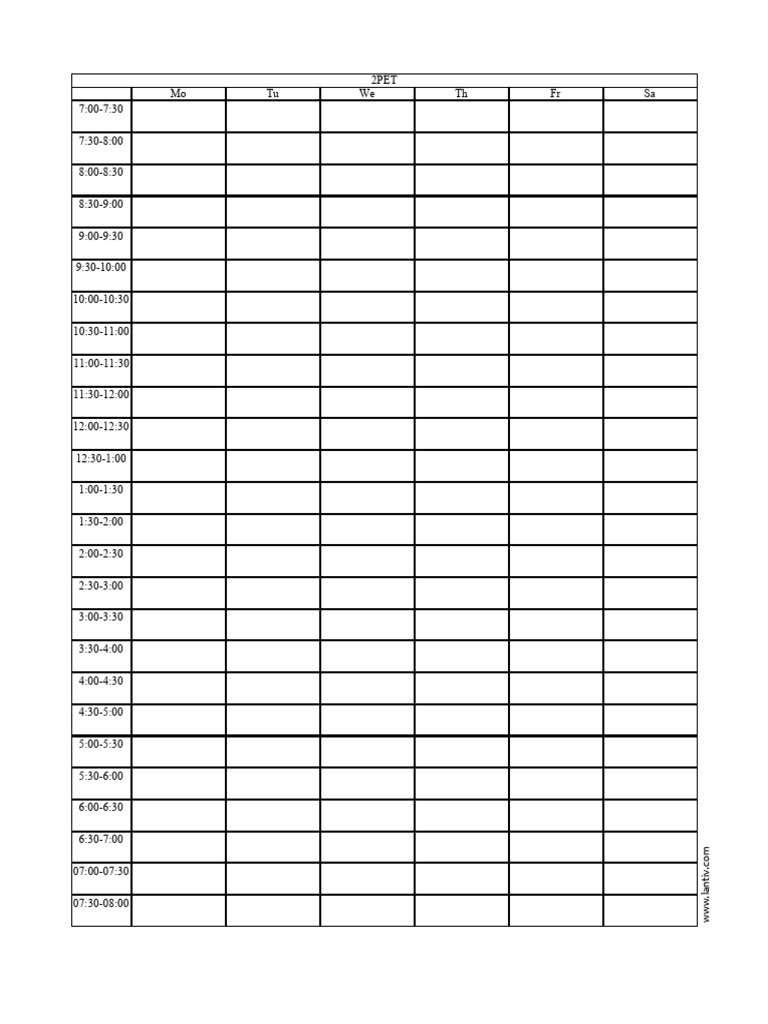Coea Class Schedule.v1 | PDF