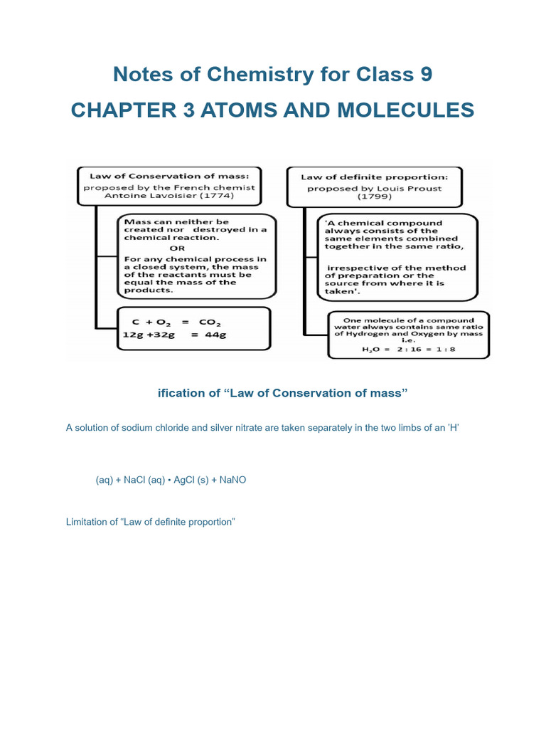 Class 9 CH 3 Notes | PDF