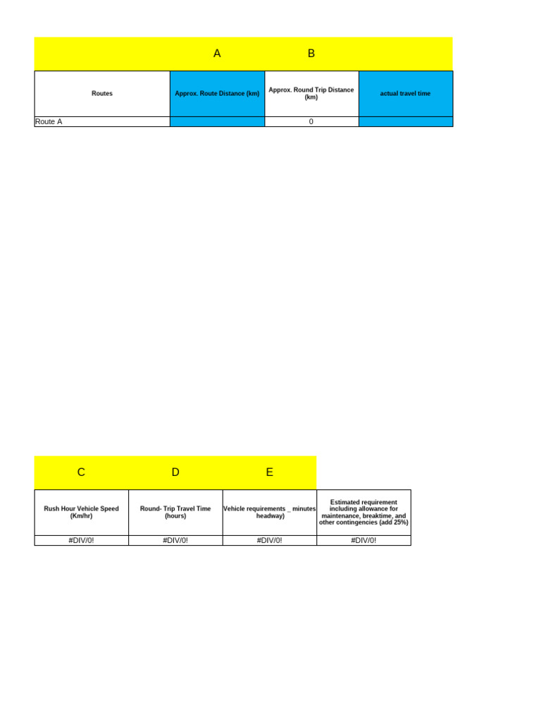 Route Computation - With Formula | PDF