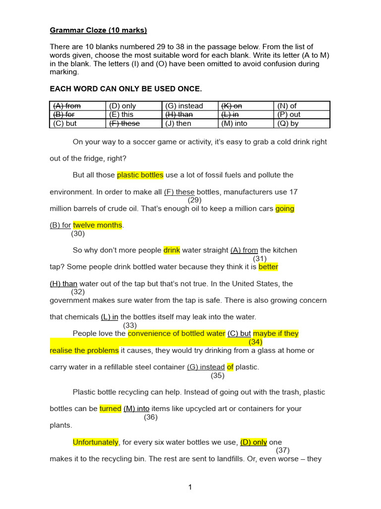 Zoom Practice 4 Booklet B 2015 - Answers | PDF