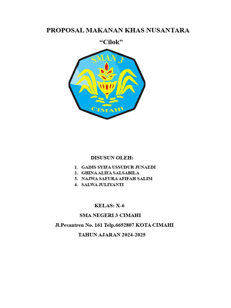 Proposal Pkwu | PDF