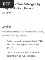Class 9 Geography Chapter 1 Notes | PDF