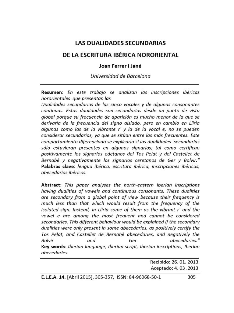 Las Dualidades Secundarias de La Escritu | PDF