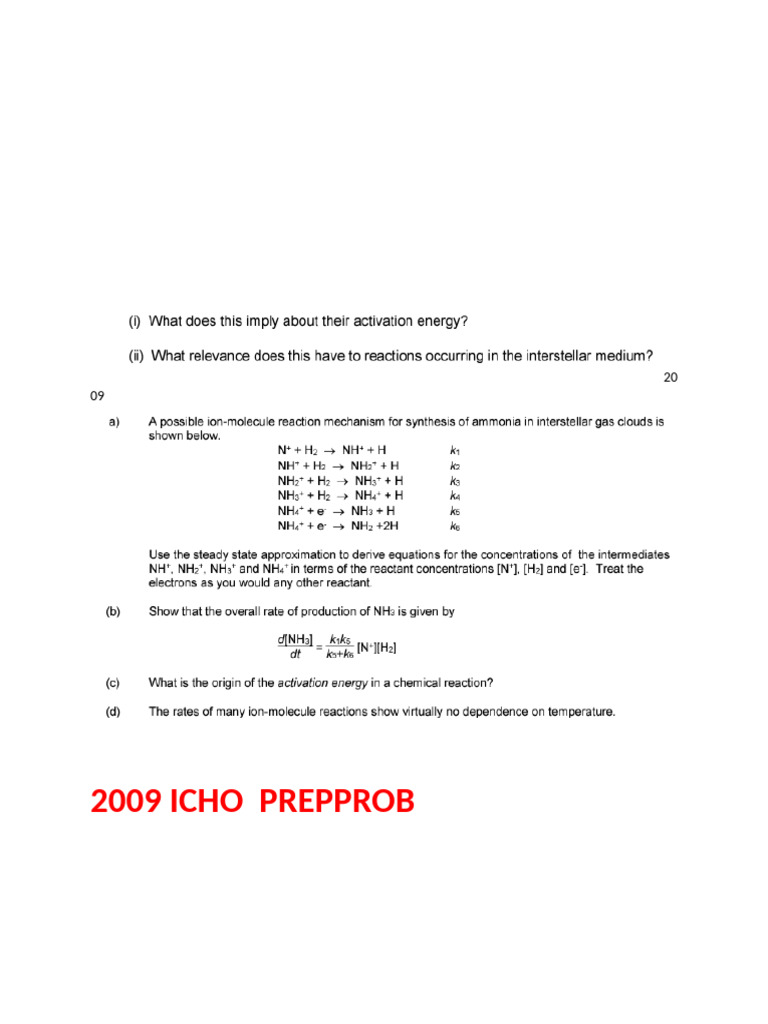The Reactant Tertiary Butyl Chloride | PDF