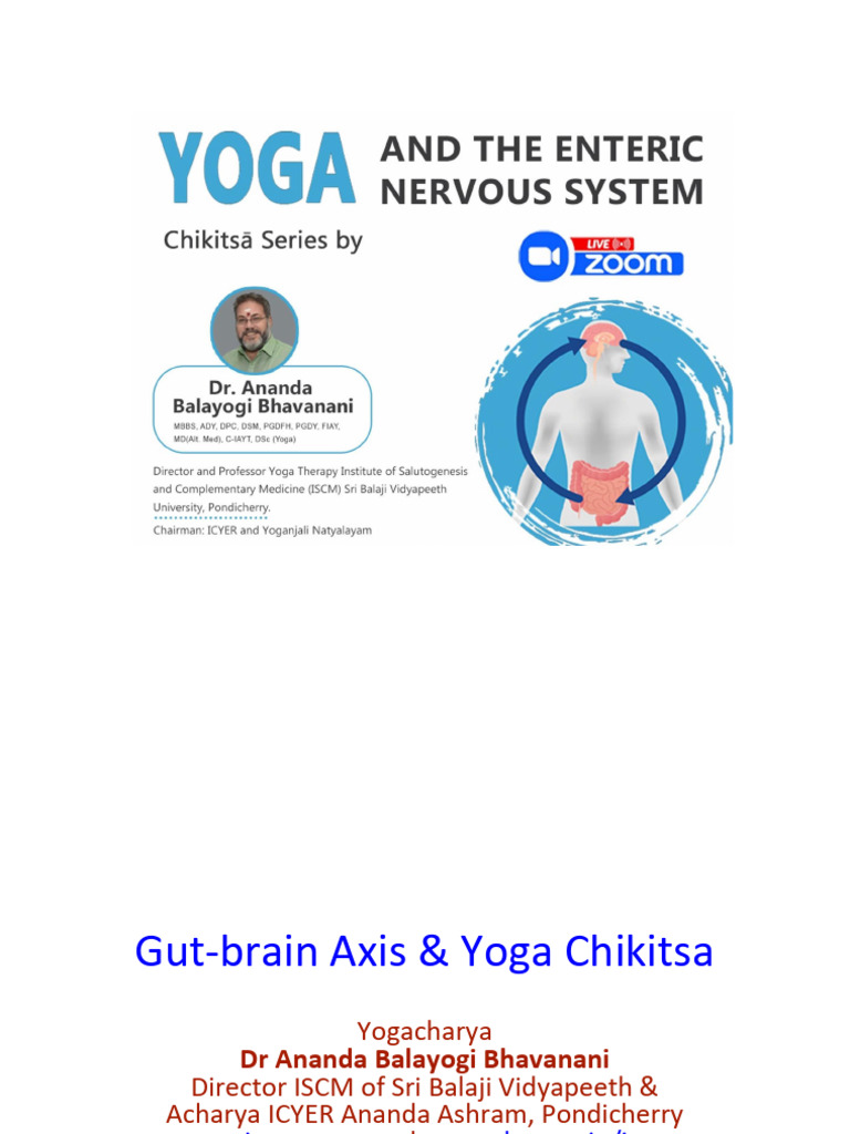 Gut Brain Axis and Yoga Chikitsa | PDF