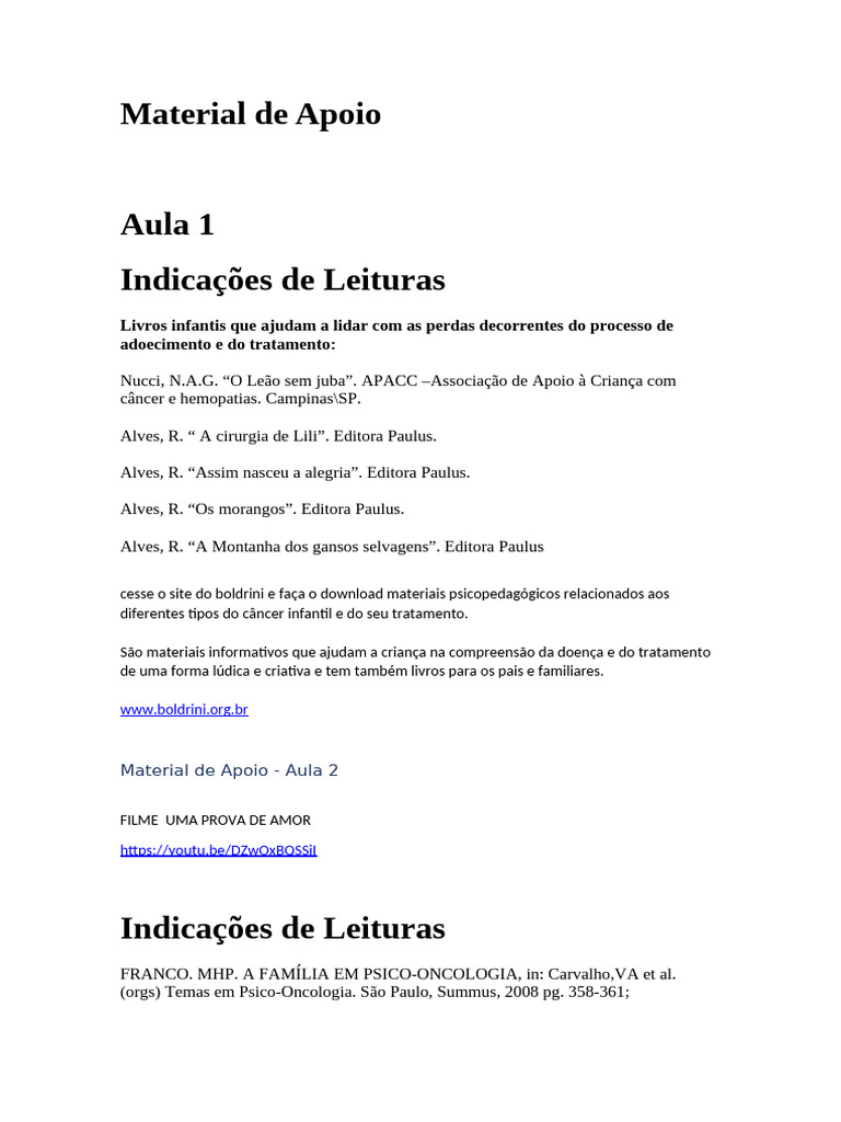 Material de Apoio | PDF
