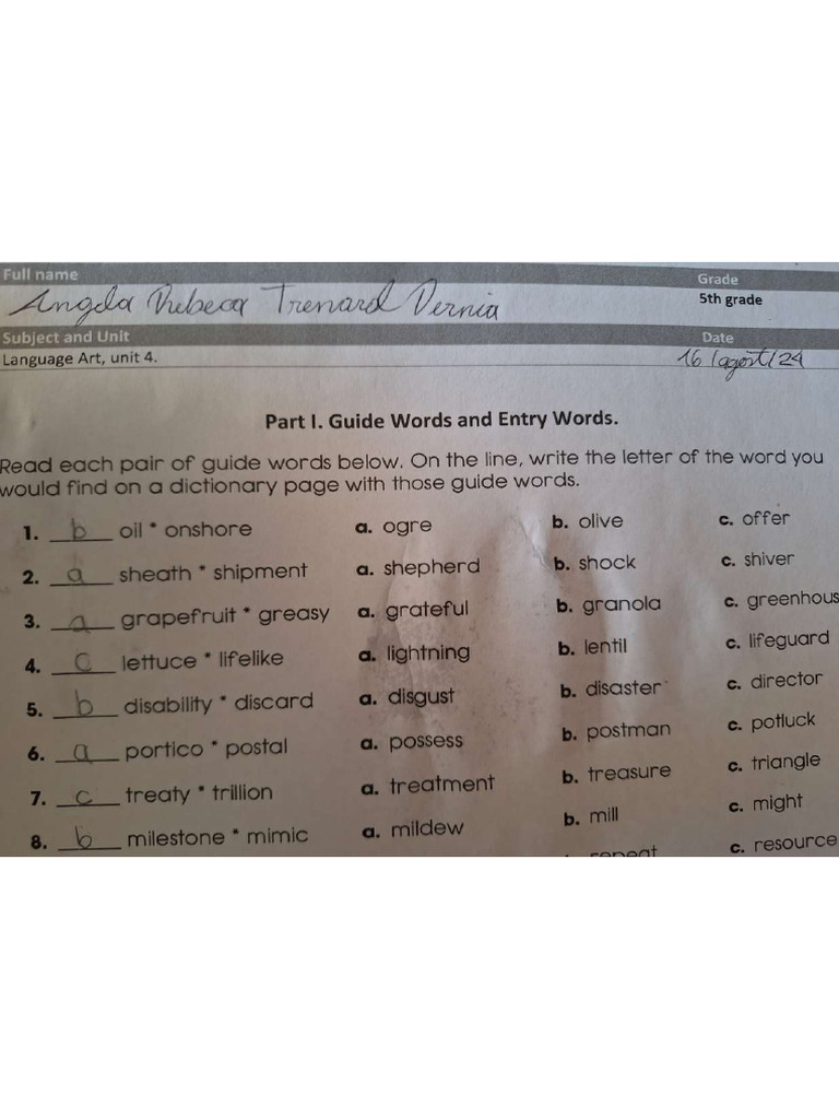 Lenguage Art 4 | PDF