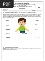 Grade 1 First Periodical Test 2024 | PDF