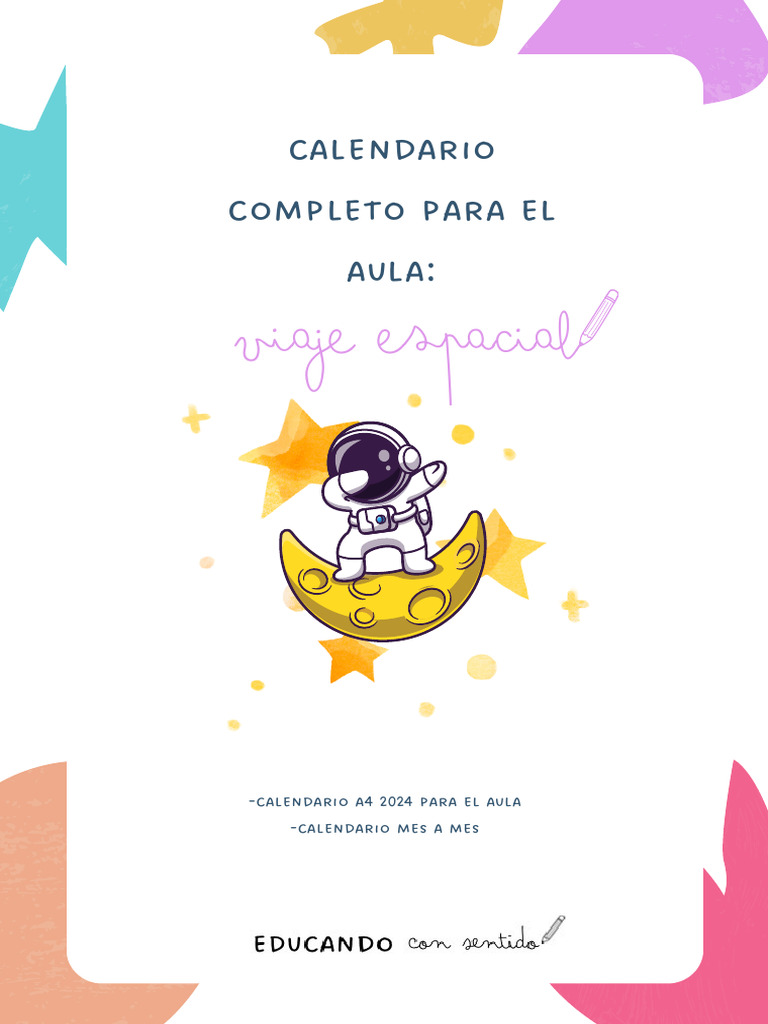 Calendario Completo-Espacial | PDF