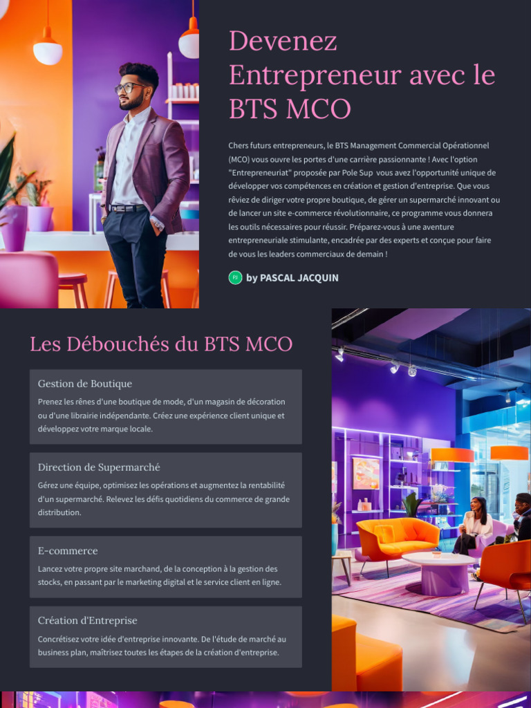 Devenez-Entrepreneur-avec-le-BTS-MCO | PDF