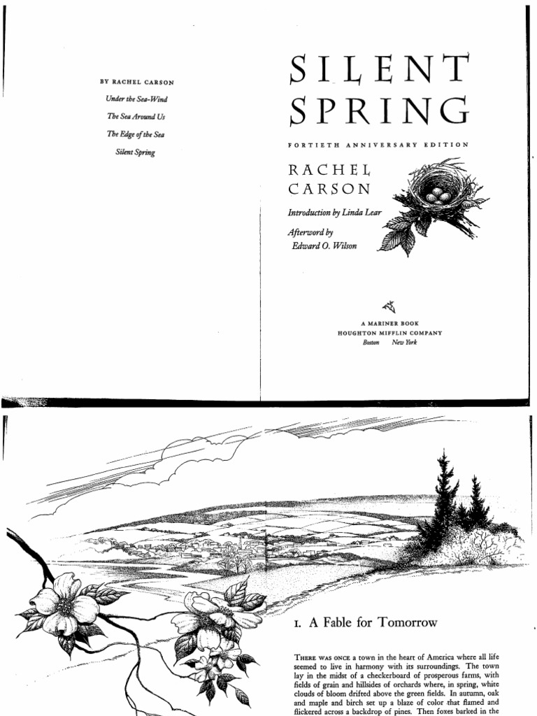 Rachel Carson - A Fable For Tomorrow | PDF