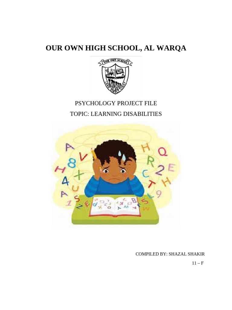 Psychology Project File | PDF
