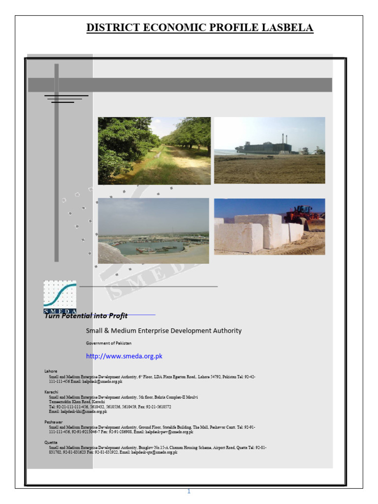District Profile of Lasbela 2021 | PDF