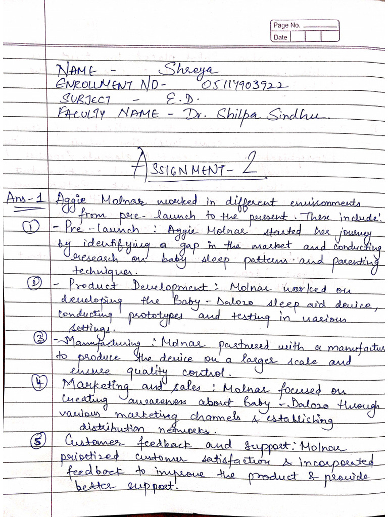 ED Assignment 2 | PDF