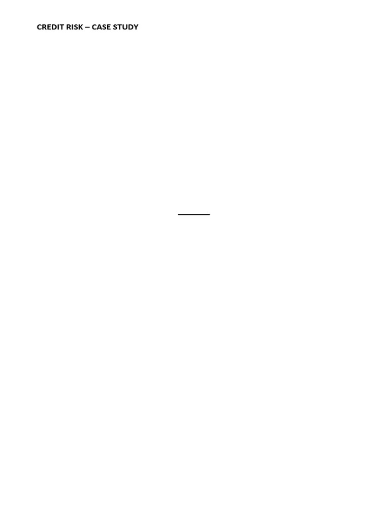 Analyst - JPM Case Study - DSE - VF | PDF