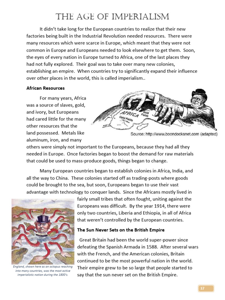 Age of Imperialism | PDF