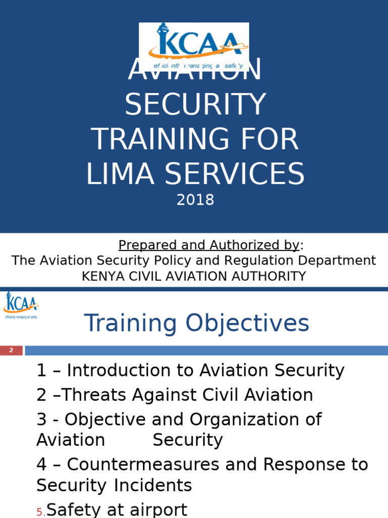 SECURITY AWARENESS TRAINING FOR AVIATION INDUSTRY - | PDF