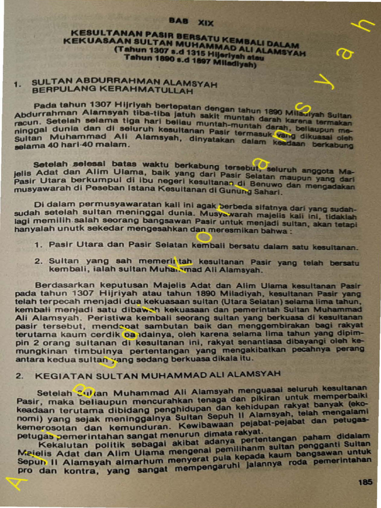 Sejarah Sultan Muhammad Ali | PDF