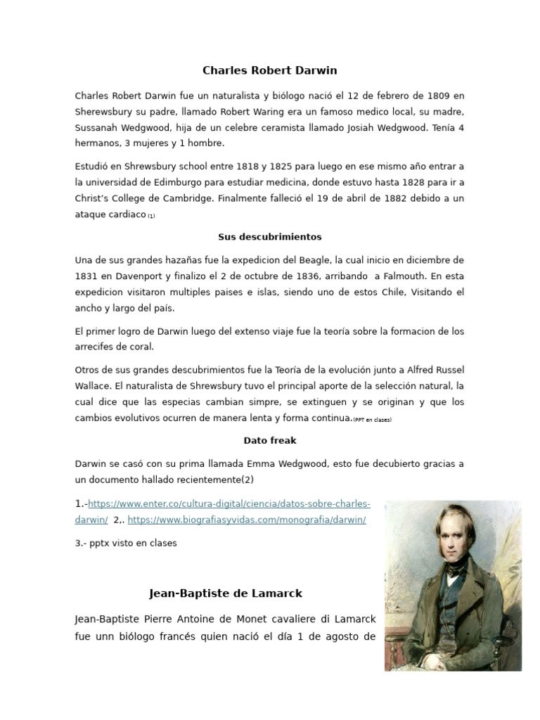 Charles Robert Darwin | PDF