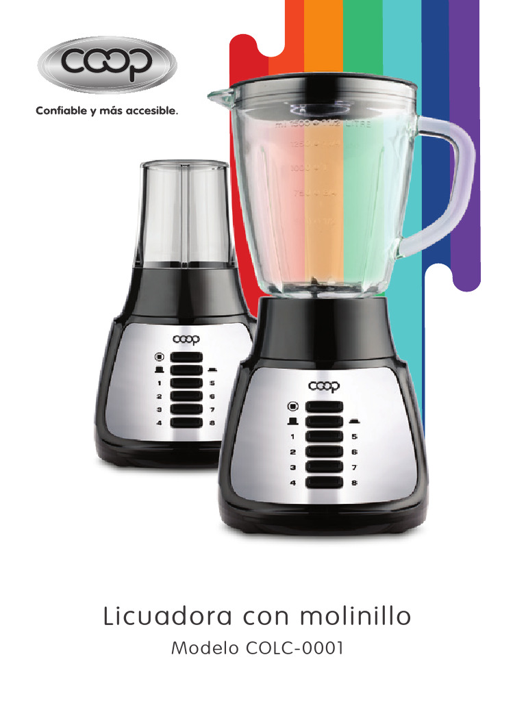 Manual Licuadora Coop COLC-0001 | PDF