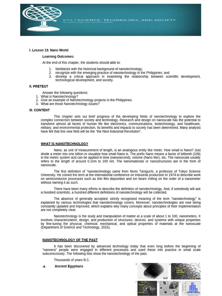 Module 13 STS | PDF