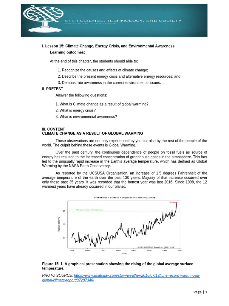 Module 15 STS | PDF