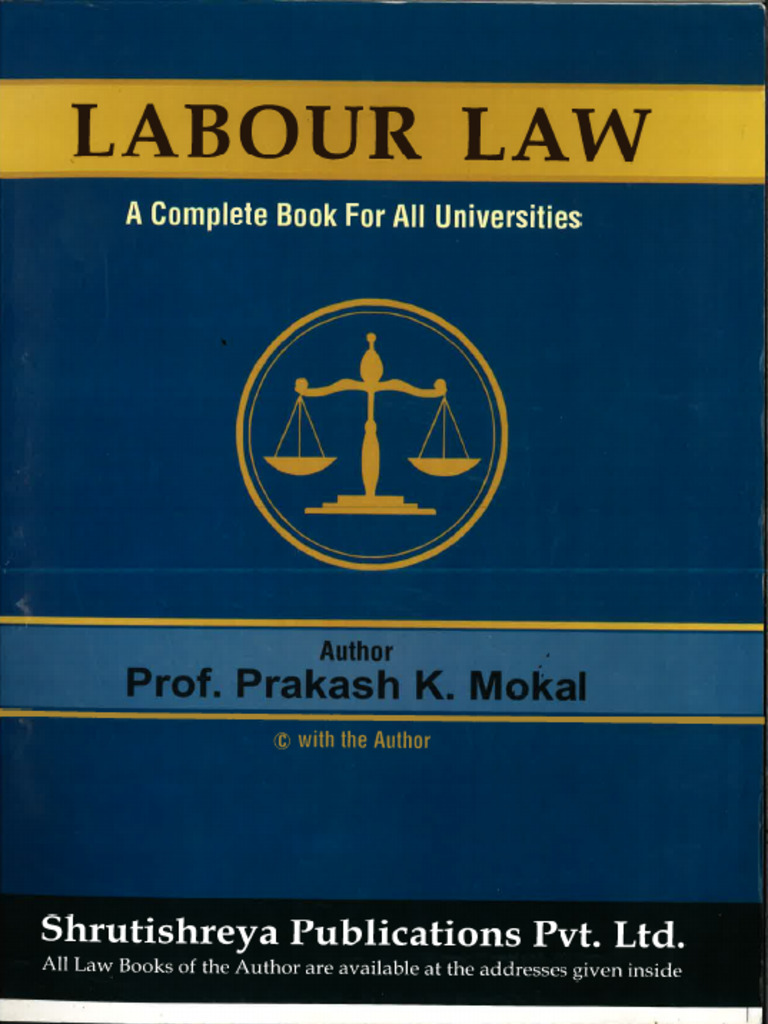 Mokals - Labour Law 1 of 3 | PDF