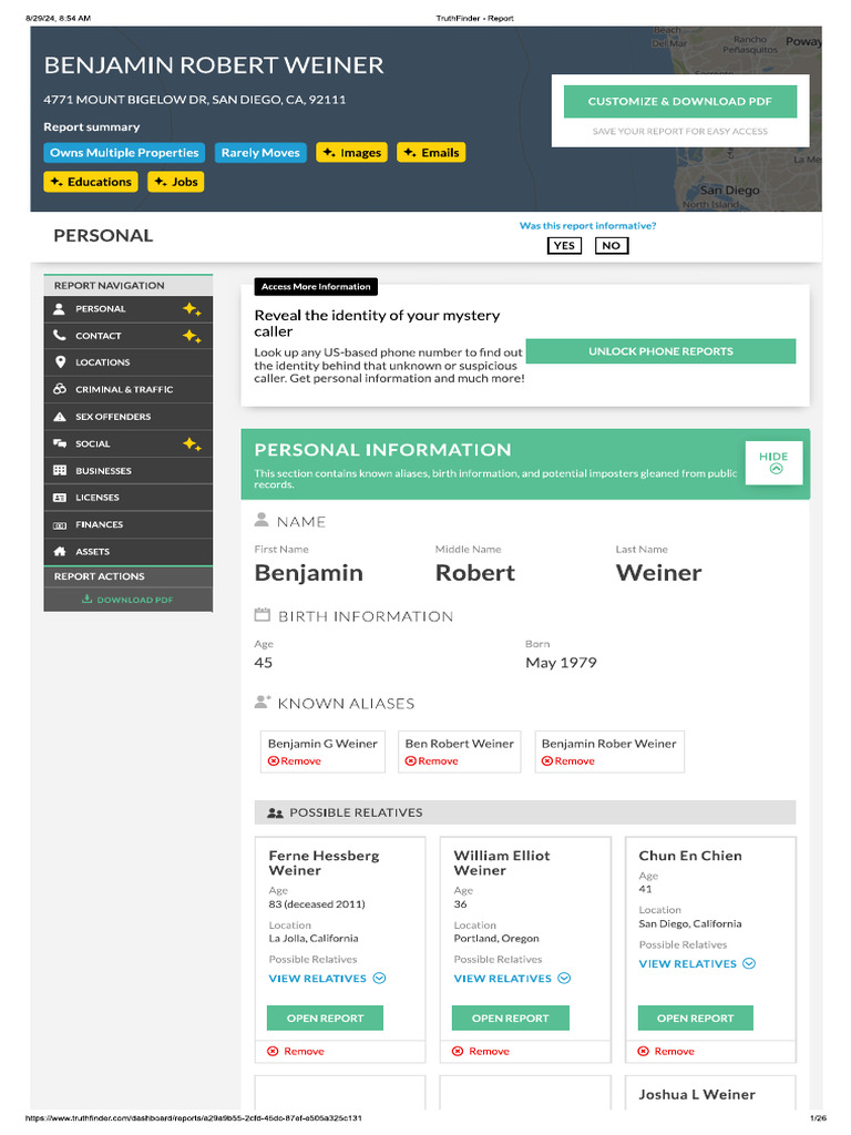 Benjamin Robert Weiner | PDF