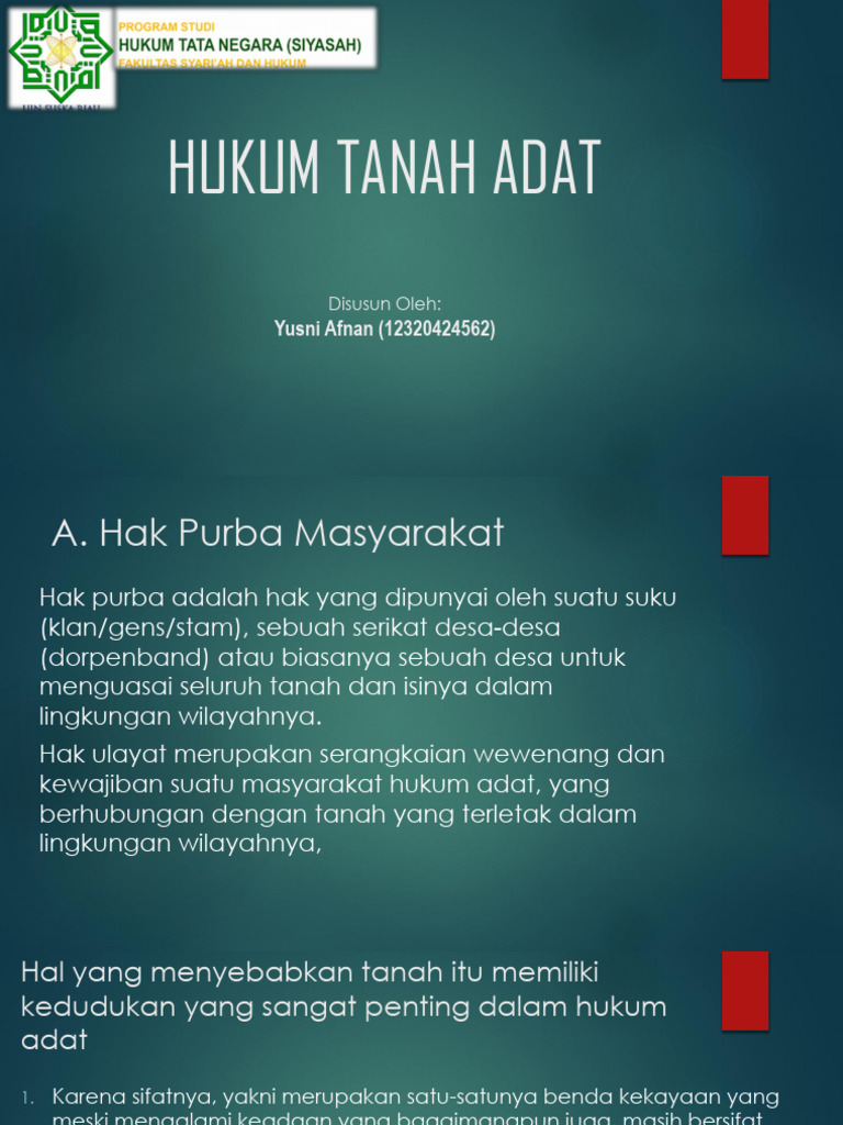 PPT HK TANAH | PDF
