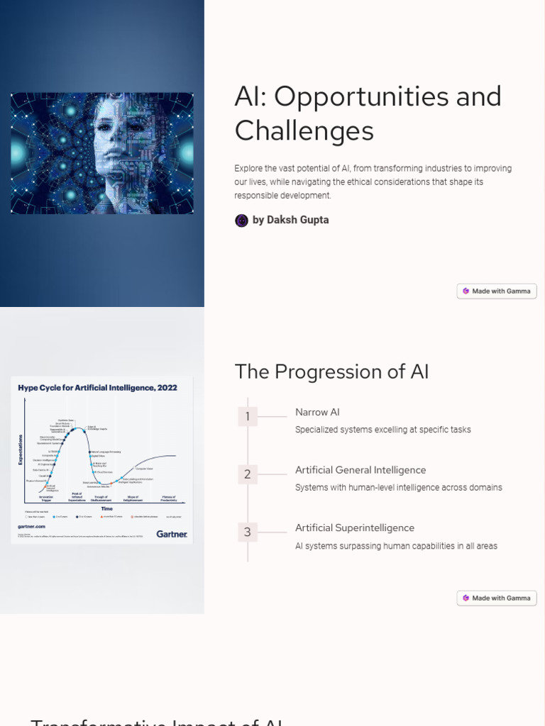 AI Opportunities and Challenges | PDF