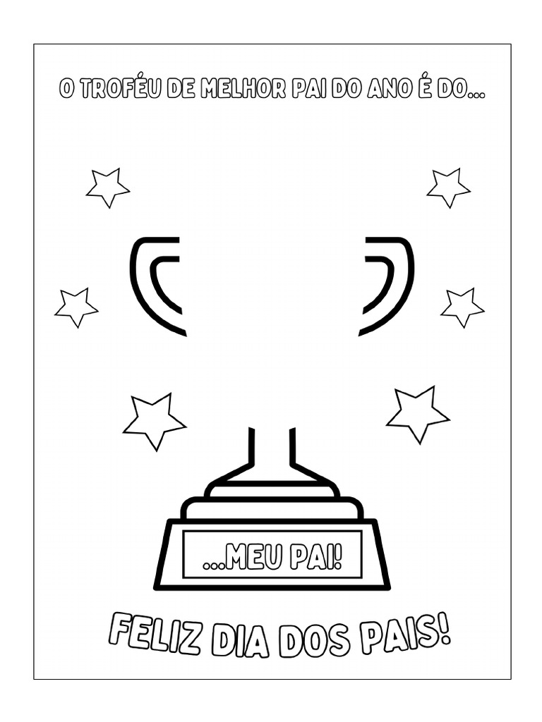 Atividade Troféu - DIA DOS PAIS | PDF